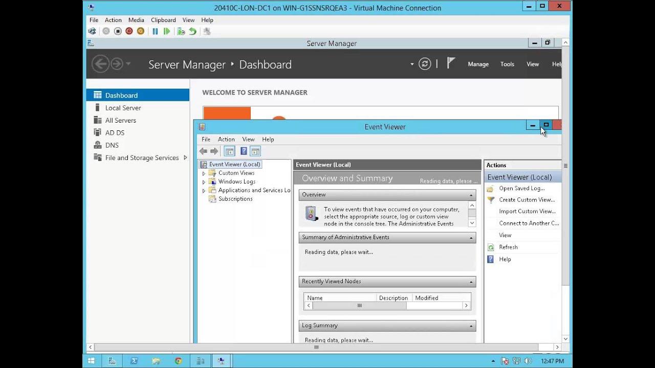 20410C_Mod12_Lab A_E3-Auditing Domain Logons - YouTube