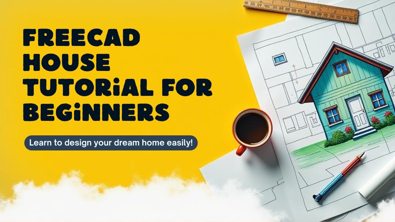 How to Design a House in FreeCAD (Step-by-Step Beginner Tutorial 2025 ...
