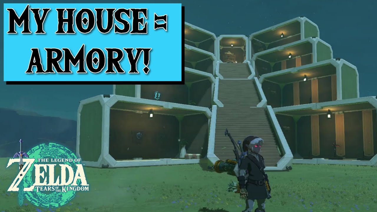 I made Dark Link's house an open plan Armory! Zelda Tears of the ...