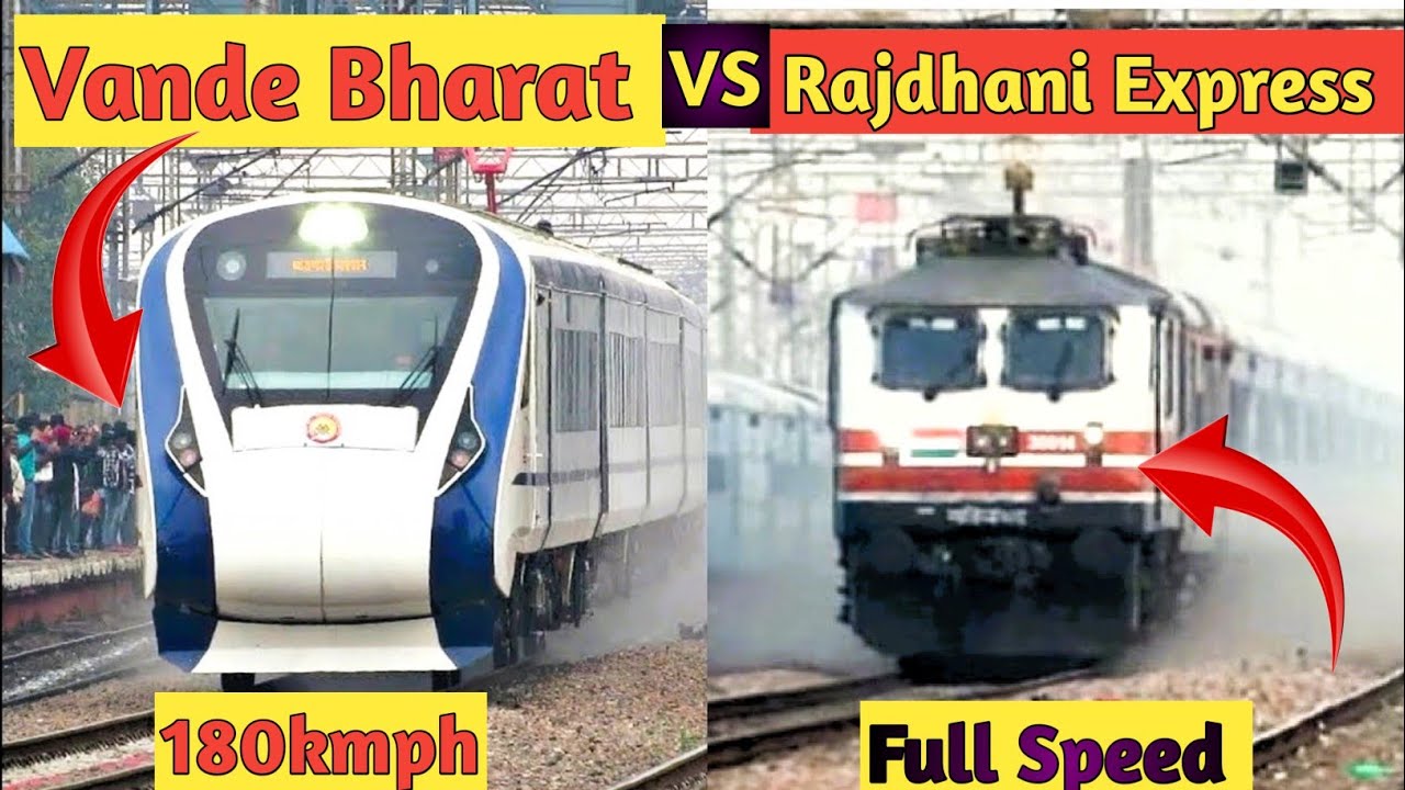 Rajdhani express train | rajdhani express full Speed | rajdhani express ...