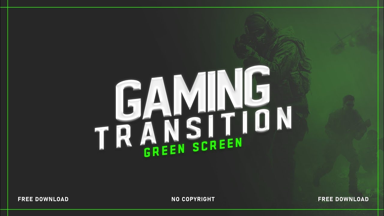 Best 10 Gaming Transitions Green Screen | Green Screen Transition - YouTube