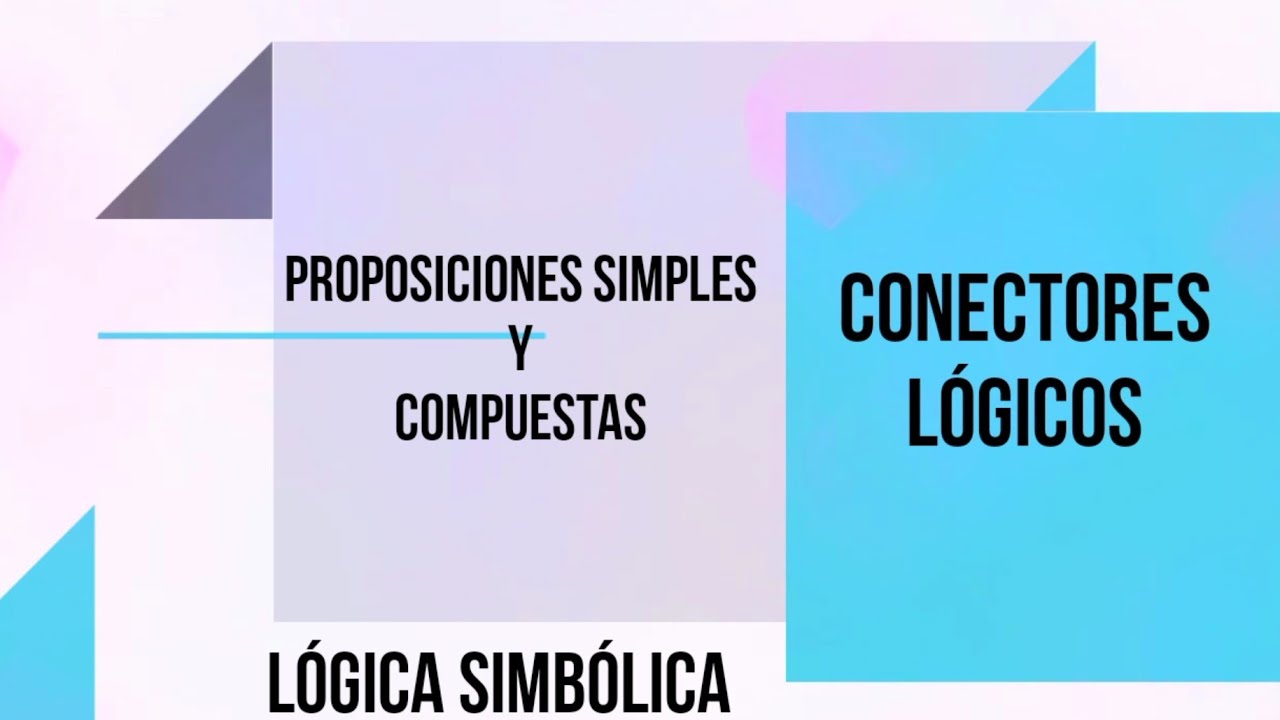 Proposiciones Simples y Compuestas / Conectores Lógicos - YouTube