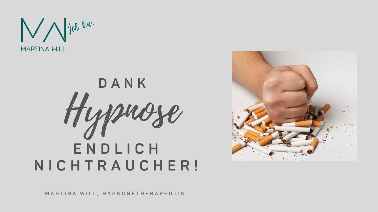 Dank Hypnose endlich Nichtraucher - YouTube
