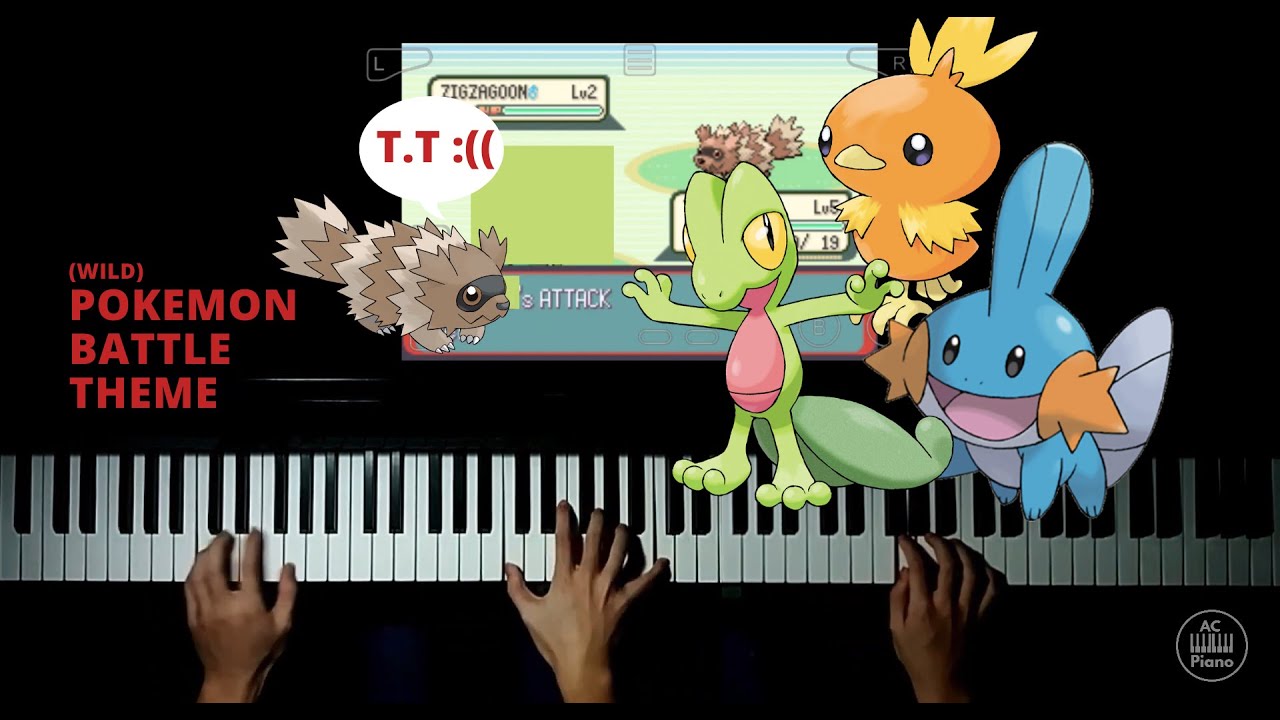 Pokémon Wild Battle Theme (Ruby, Sapphire, Emerald) | ACPiano Cover ...