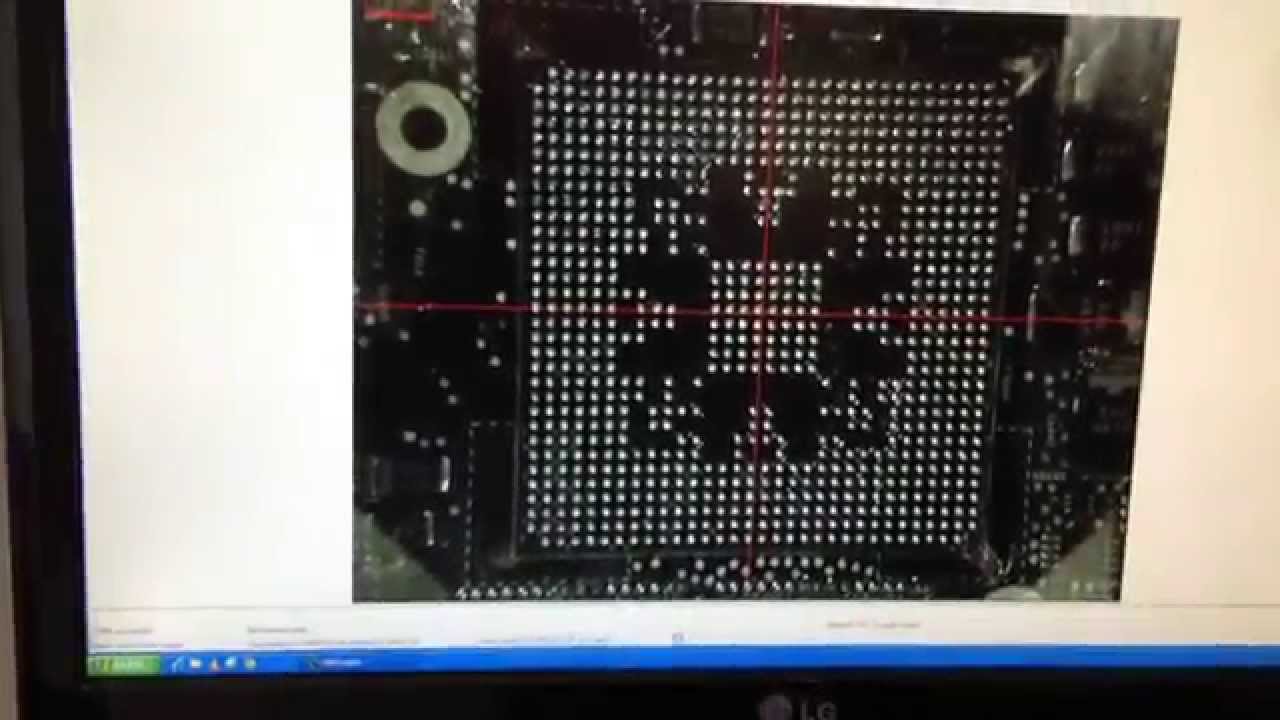 Macbook Pro VGA/GPU Reballing, Stage: Alignment & Preheating - YouTube