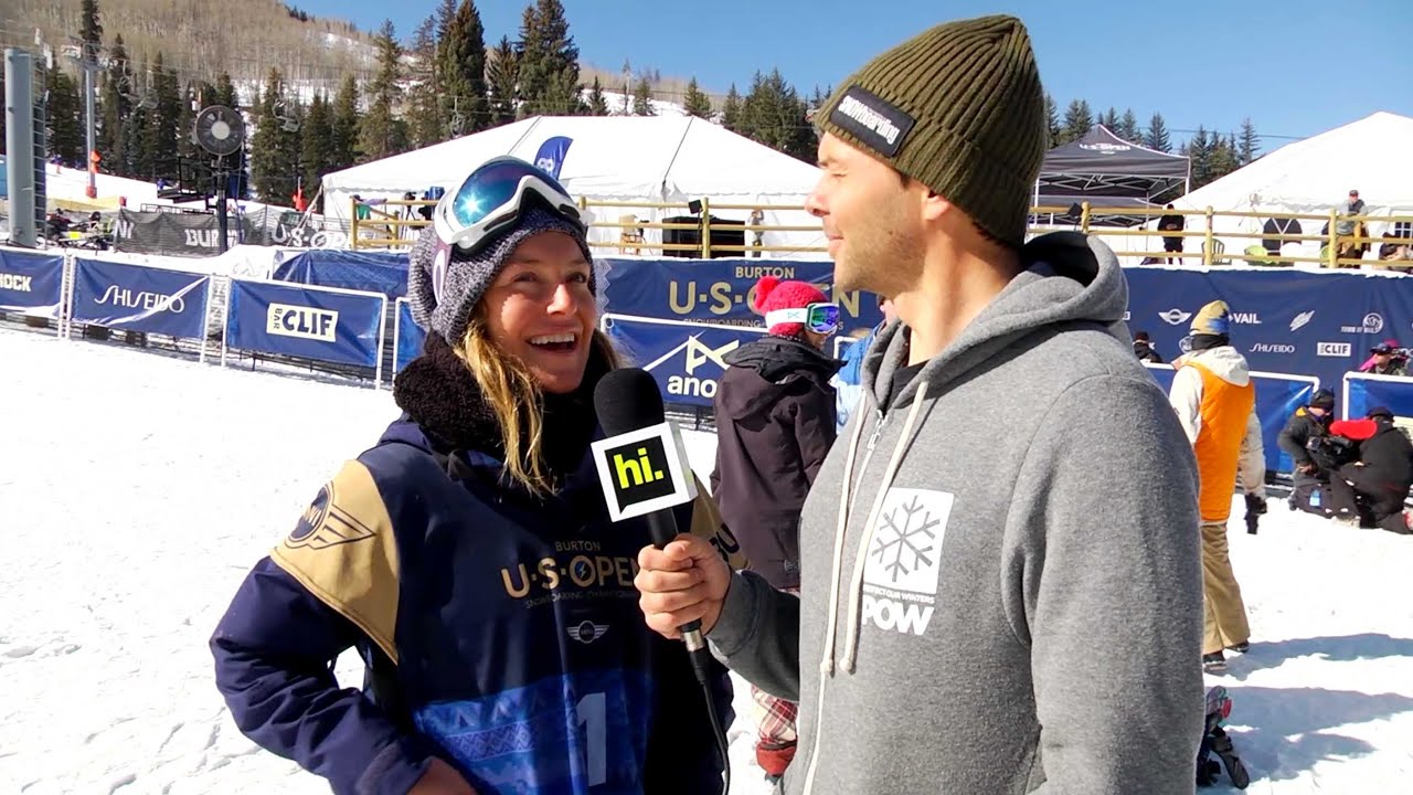 Interview with Jamie Anderson after her winning run at the 2015 Burton ...