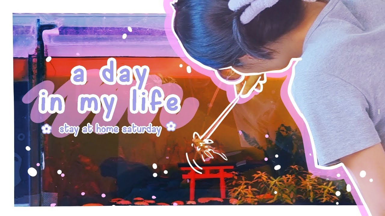 a day in my life: stay at home saturday 💆🏻 - YouTube