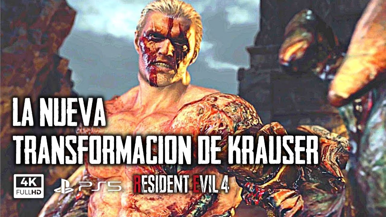 La Nueva TRANSFORMACION de KRAUSER Resident Evil 4 Remake - YouTube