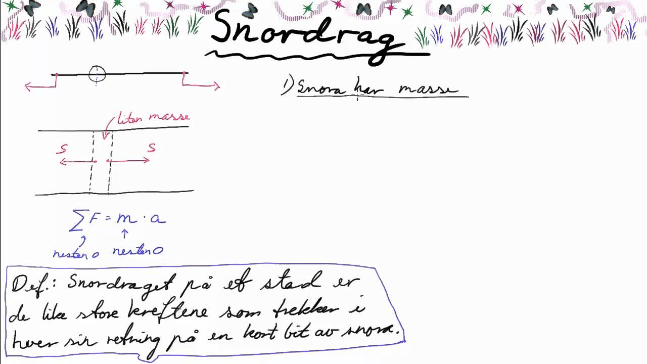 FYS1-031 Snordrag - YouTube