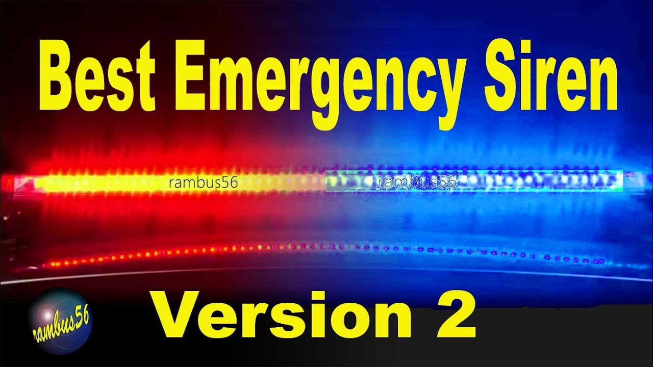 Best Emergency Siren Version 2 Powerful Siren - YouTube