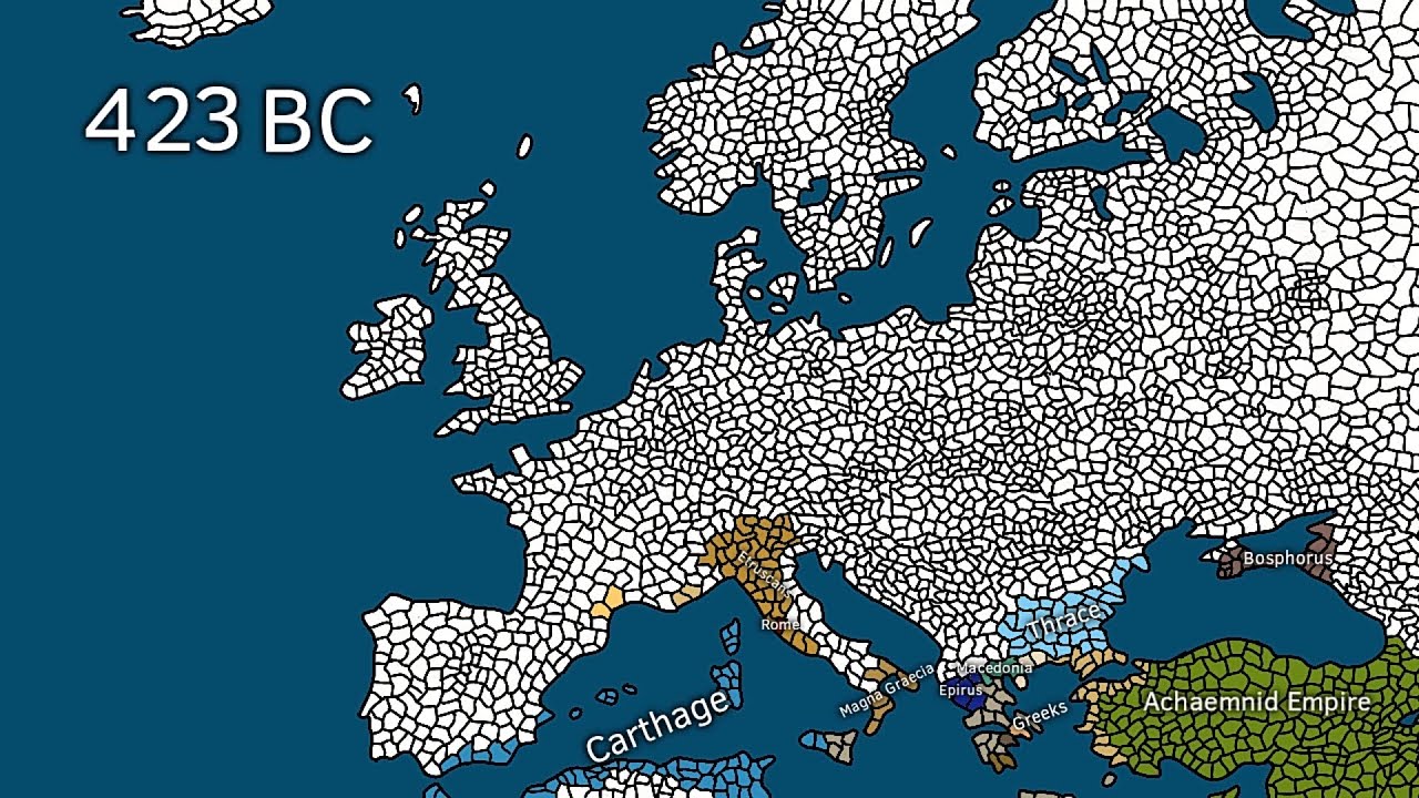 History of Europe in Game Style 1000BC-400BC (Part 1/7) - YouTube