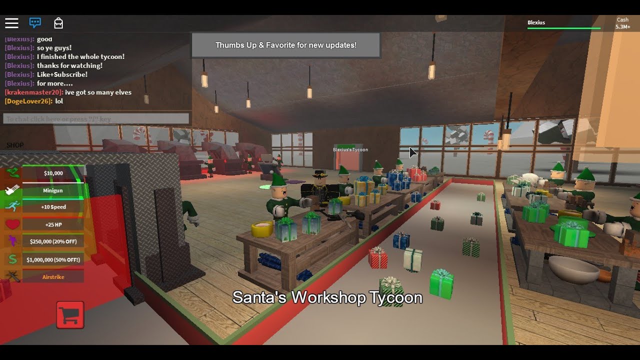 Roblox Santa's Workshop Tycoon [GamePlay] - YouTube
