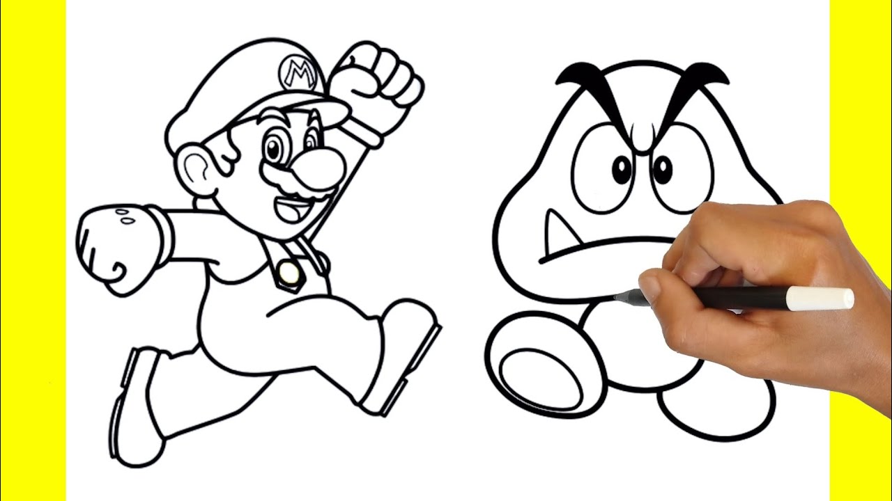 The super mario bros movie | how to draw mario bros all characters ...
