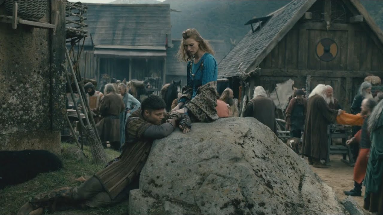 Vikings - Aslaug allows Ivar to sail away with Ragnar - YouTube