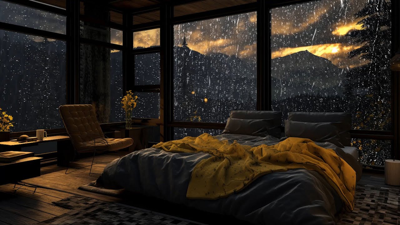 Rain Sounds and Thunder outside the Window - Rain Sounds for Good Sleep ...