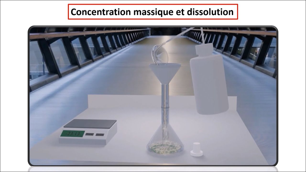 [Chimie - Episode 26-1] Concentration massique et dissolution (2nde ...