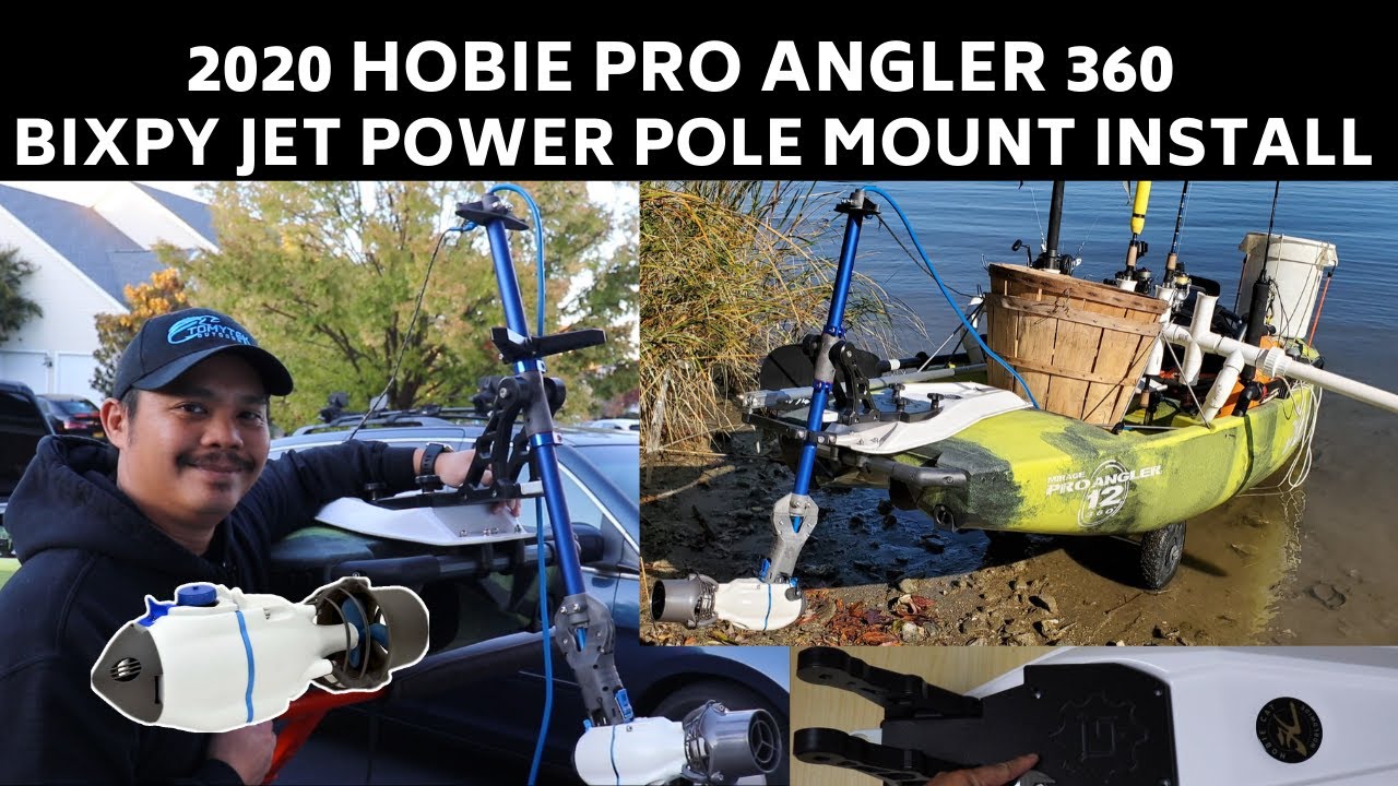 New 2020 Hobie Pro Angler 360 Bixpy Jet Installation With The Power ...