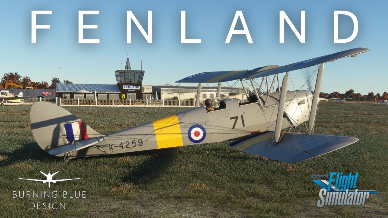Burning Blue Design - Fenland Aerodrome Review Flight - Ant's Airplanes ...
