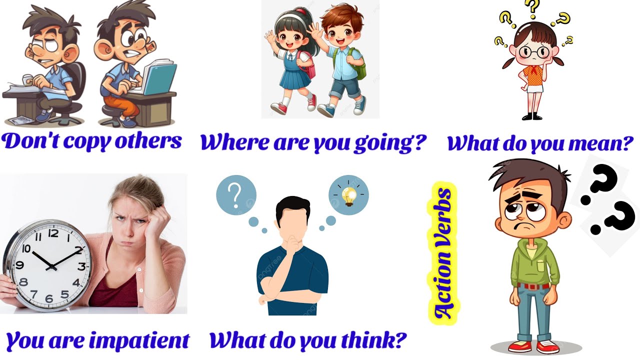 Action Verbs For Everyday Life | Action Verbs | Basic English ...