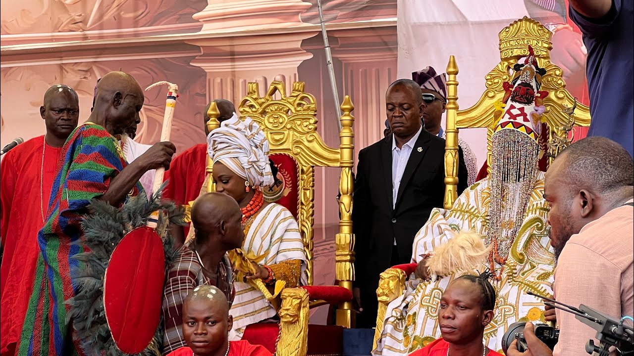 THE ALAAFIN OF OYO WAS CHOSEN BY THE GODS ; THE CORONATION OF THE 46TH ...