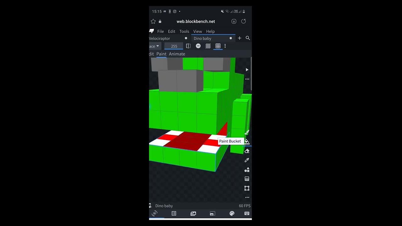 Creating mob custom | Blockbench | Dino baby | Minecraft | Nick - YouTube
