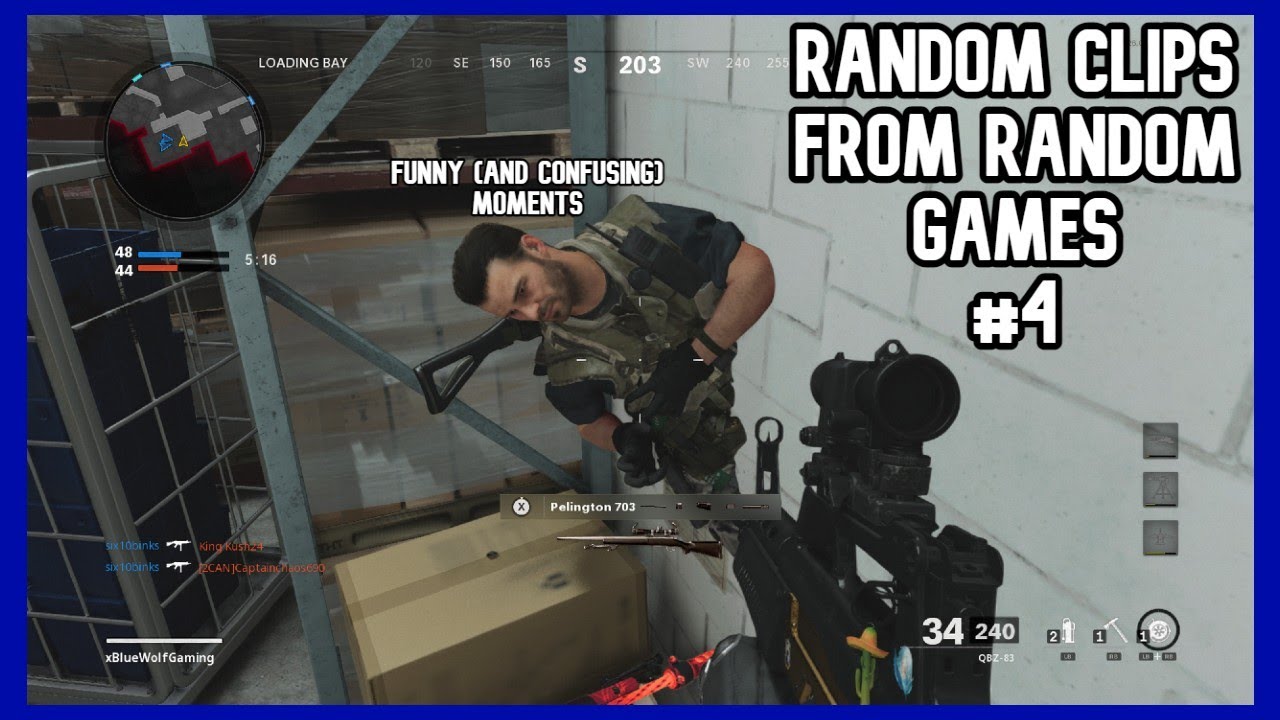 Random Clips From Random Games 4 | Funny (And Confusing) Moments - YouTube