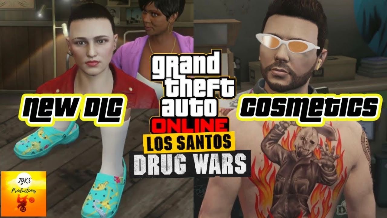 GTA Online All New Los Santos Drug Wars DLC Character Cosemetics ...