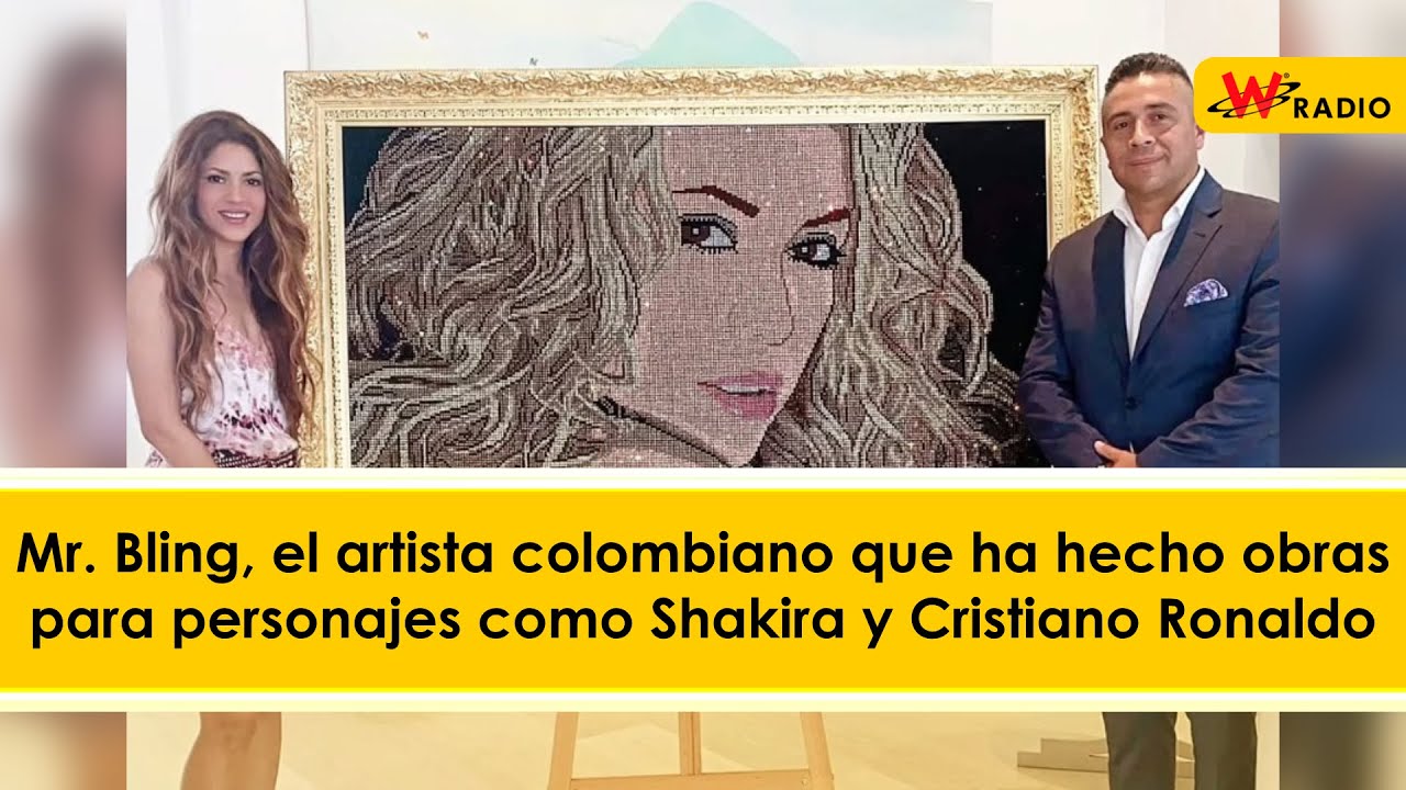 Mr. Bling, el artista colombiano que ha hecho obras para personajes ...