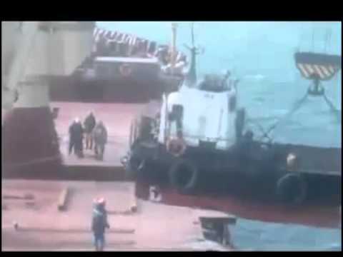 Funny: Barge Launch Fail - YouTube