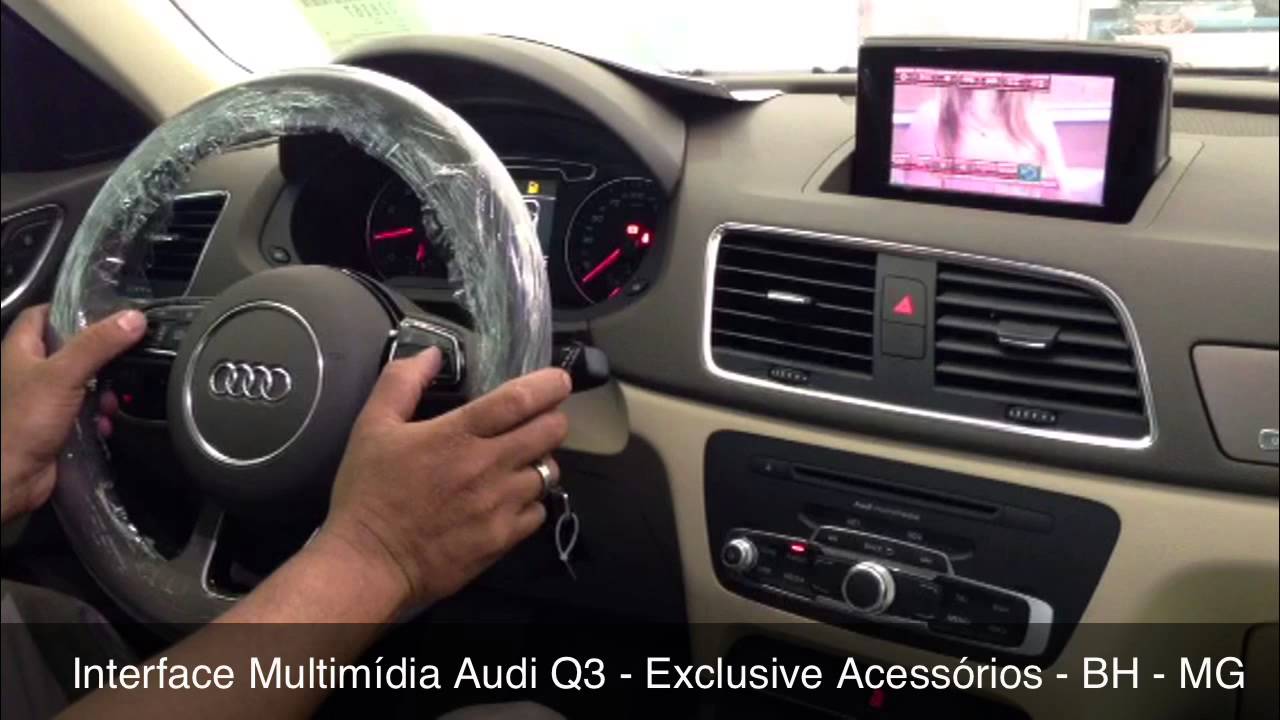 Interface Multimídia AUDI Q3 c/ integração total - Exclusive Acessórios ...