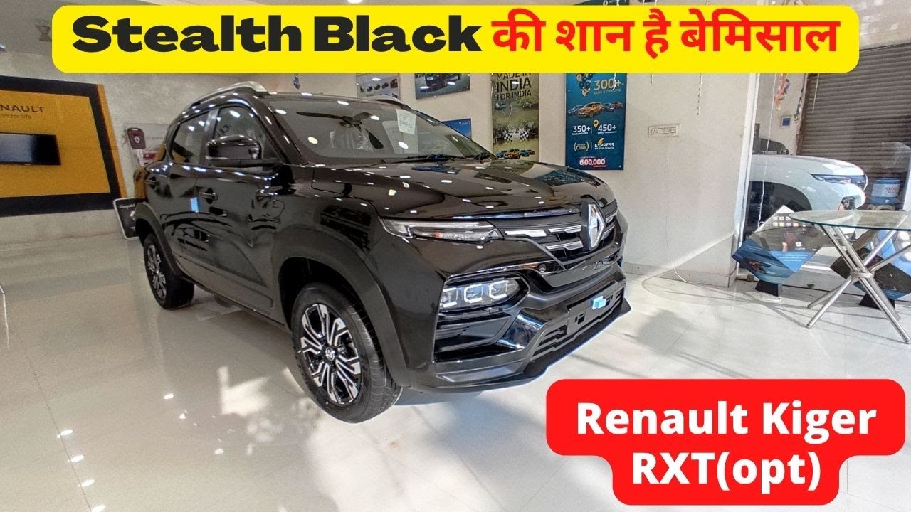 New Renault Kiger 2022 Stealth Black Edition .Most Detailed ...