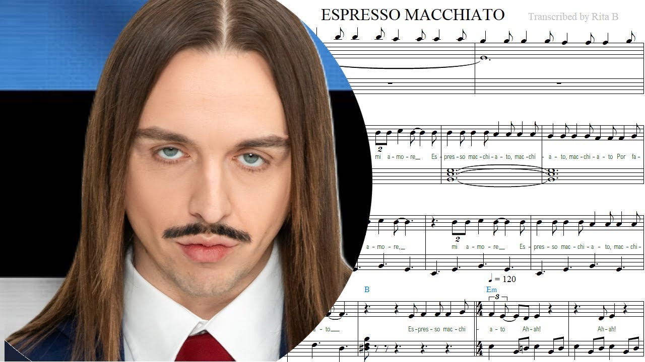 Tommy Cash — Espresso macchiato — Piano Sheet Music - YouTube