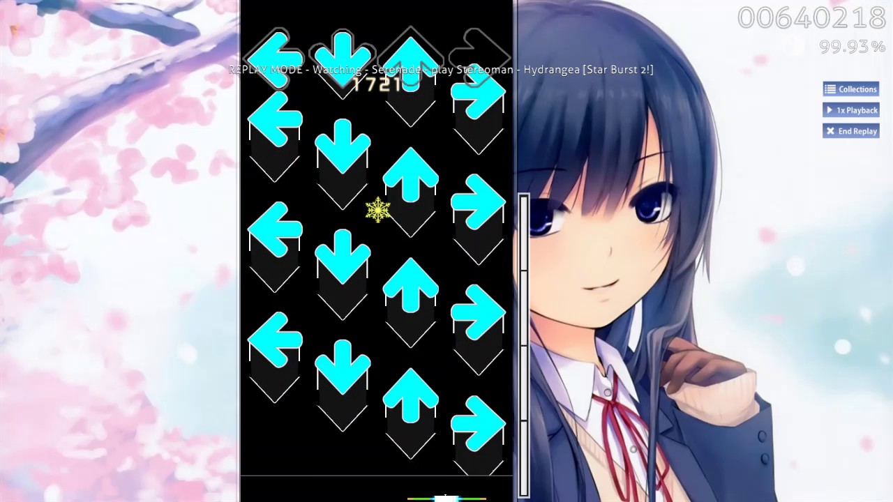 [osu!mania - 4K] Hydrangea [Star Burst 2!] - 99.96% (991K) WR!! - YouTube