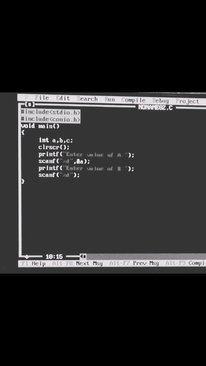 #input from user and substraction of 2 values c coding. # coding # turbooc++ # c language code ...
