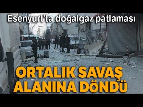 Esenyurt’ta Doğalgaz Patlaması