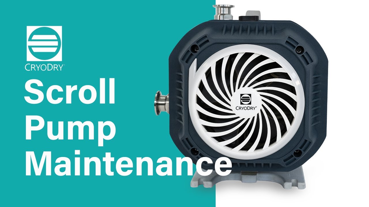 How to Maintain your Scroll Pump - CryoDry PSP12 Scroll Vacuum Pump ...