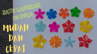 DIY paper flower petals | cara membuat kelopak bunga da... | Doovi