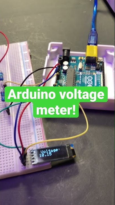 Arduino voltage meter - YouTube