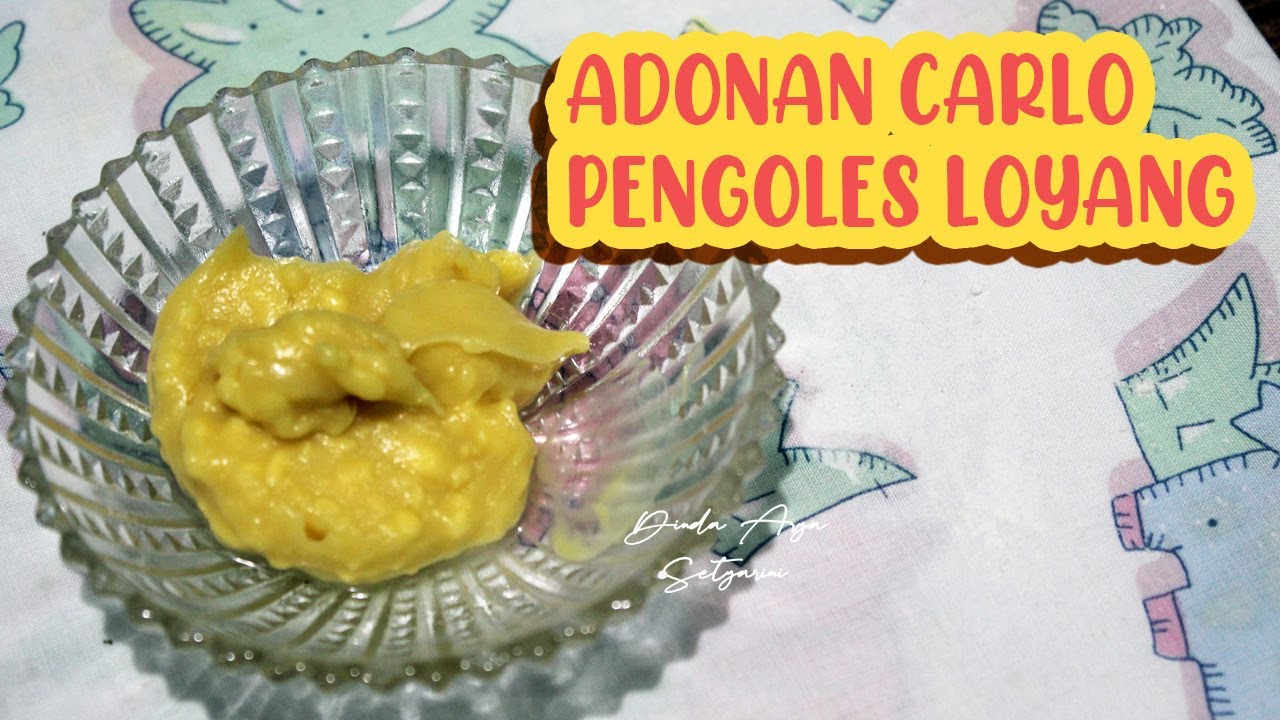 Resep Carlo Pengoles Loyang | 3 Bahan | Anti Lengket - YouTube