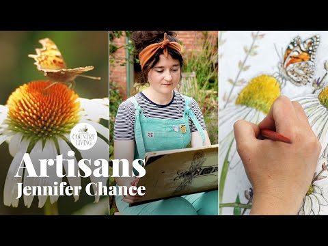 Artisans in Action: Jennifer Chance, illustrator and painter | Country Living UK