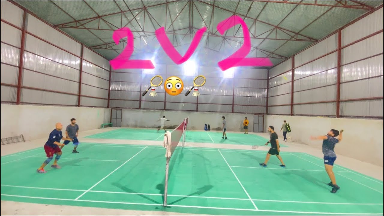 Badminton match #2v2 #chisapani - YouTube