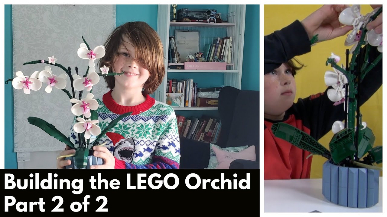 How to Build the LEGO Orchid - Part 2 of 2 - YouTube