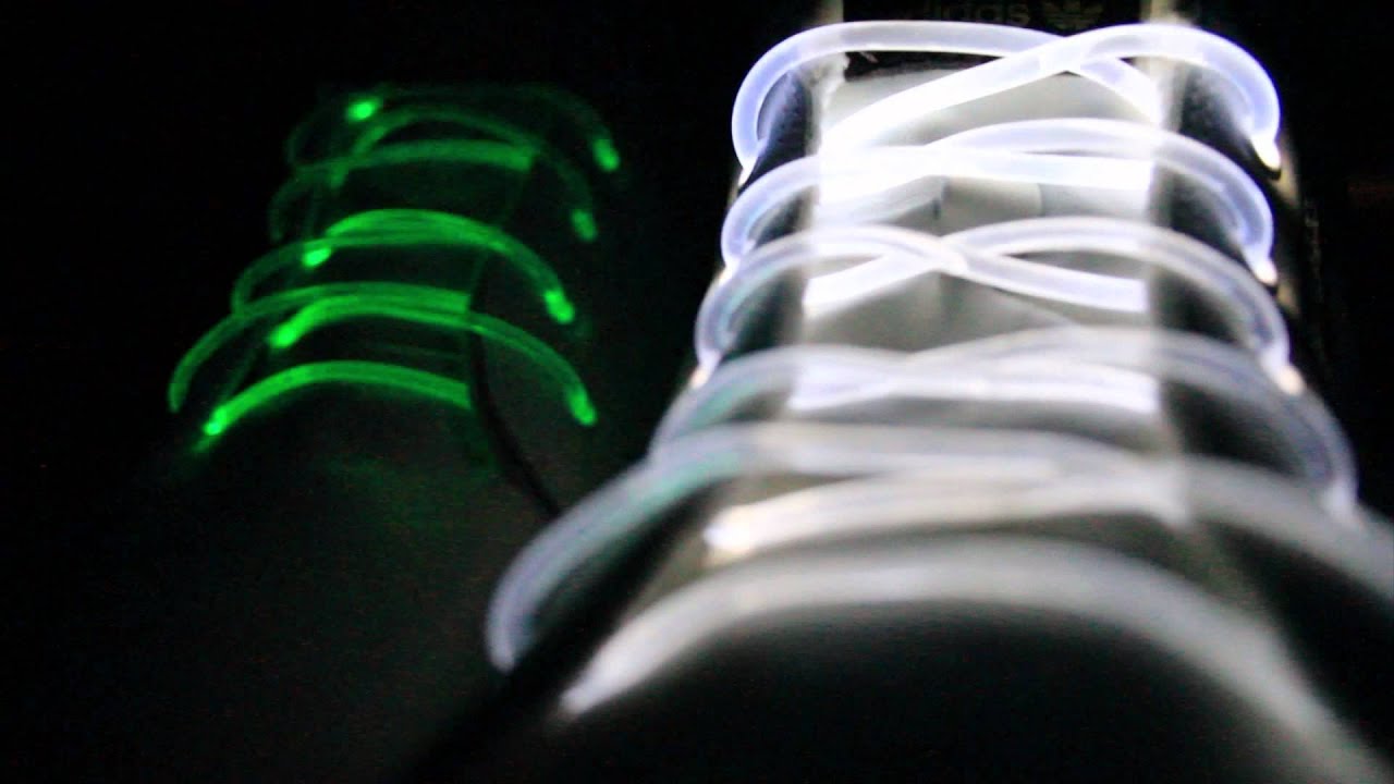 Laser Laces Australia - Flashing LED Shoelaces - YouTube