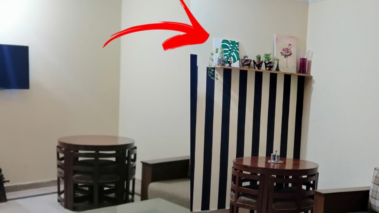 Simple & Easy Corner Decorating Idea | Money Plant Decor In Living Room ...