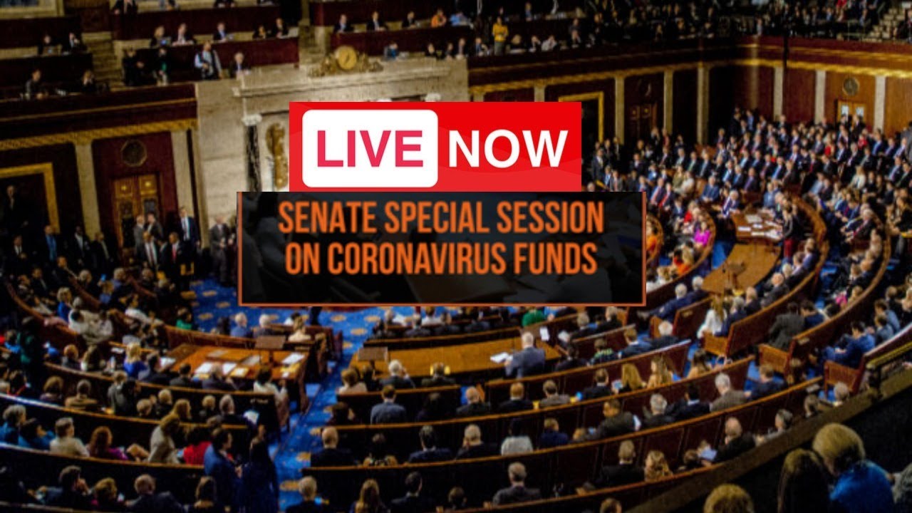 BREAKING: Senate VOTES on Coronavirus Stimulus Bill - YouTube
