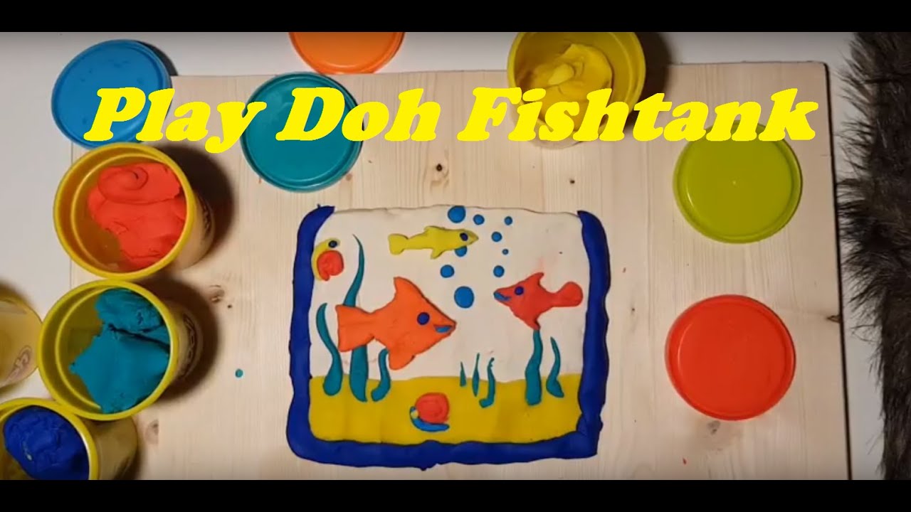How to Make Play Doh Fish tank for kids #playdoh #fishtank #fish - YouTube