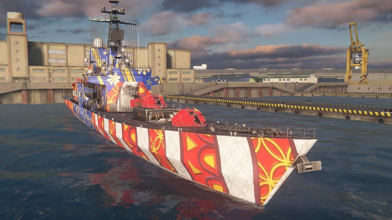 acorazado de tier 2, JS Kurama (DDH-144) || Modern Warships - YouTube