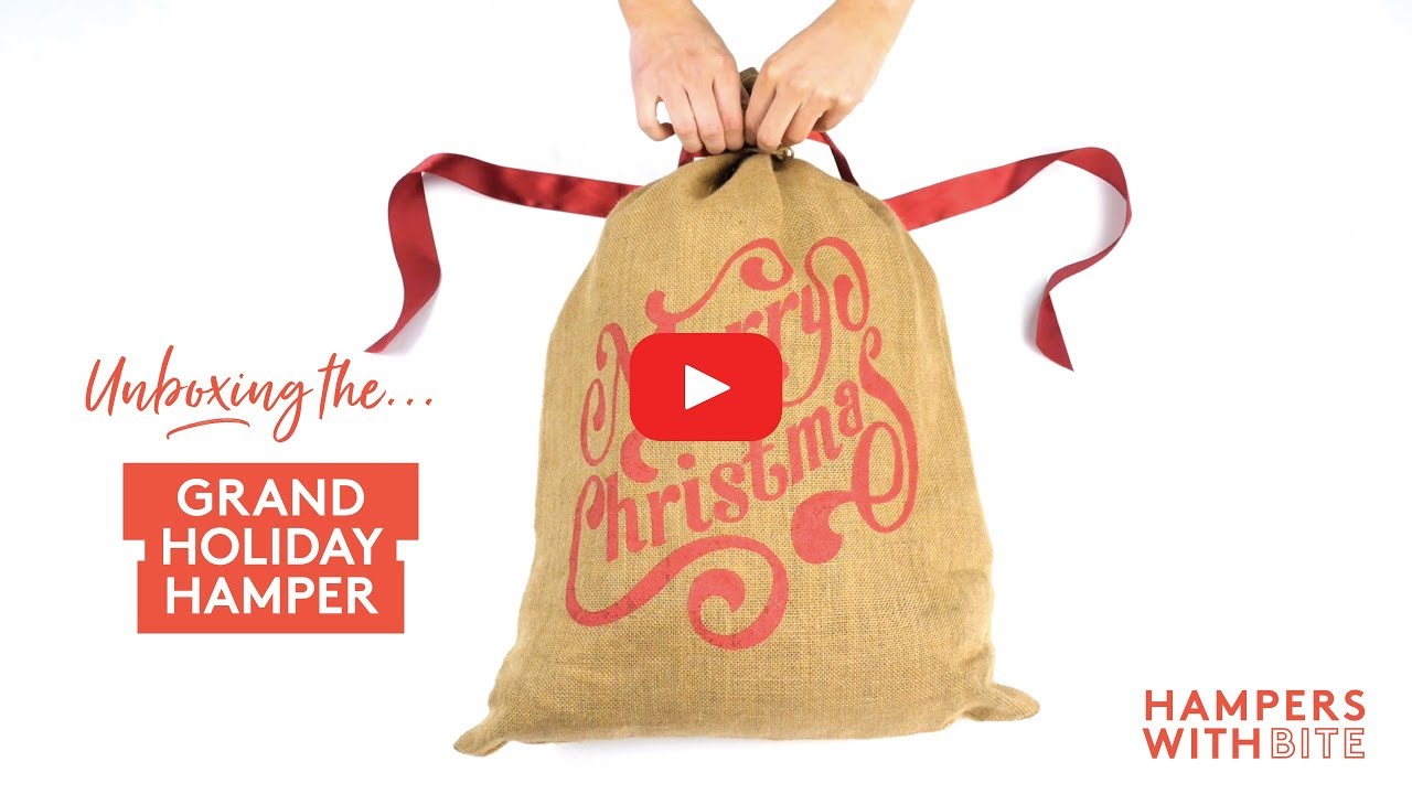 Grand Holiday Hamper | Hampers With Bite - YouTube