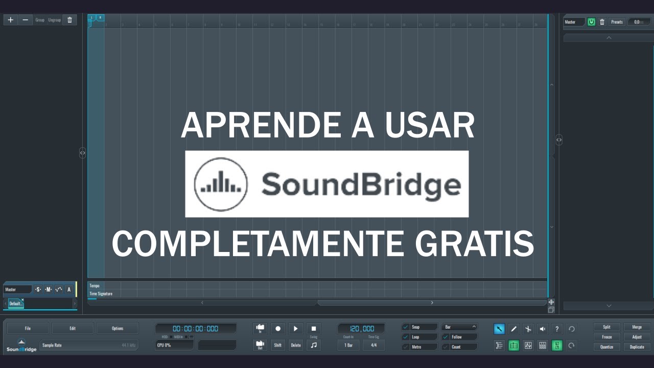 Tutorial SoundBridge - Aprende a hacer tus propias canciones rápido y ...