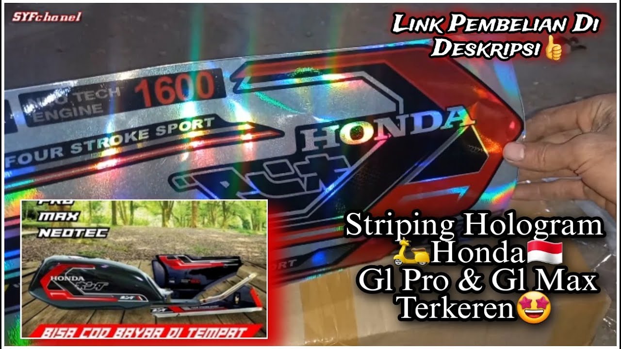 Striping Gl Pro / Gl Max Terkece👍|| Link Pembelian Di Deskripsi😎 - YouTube